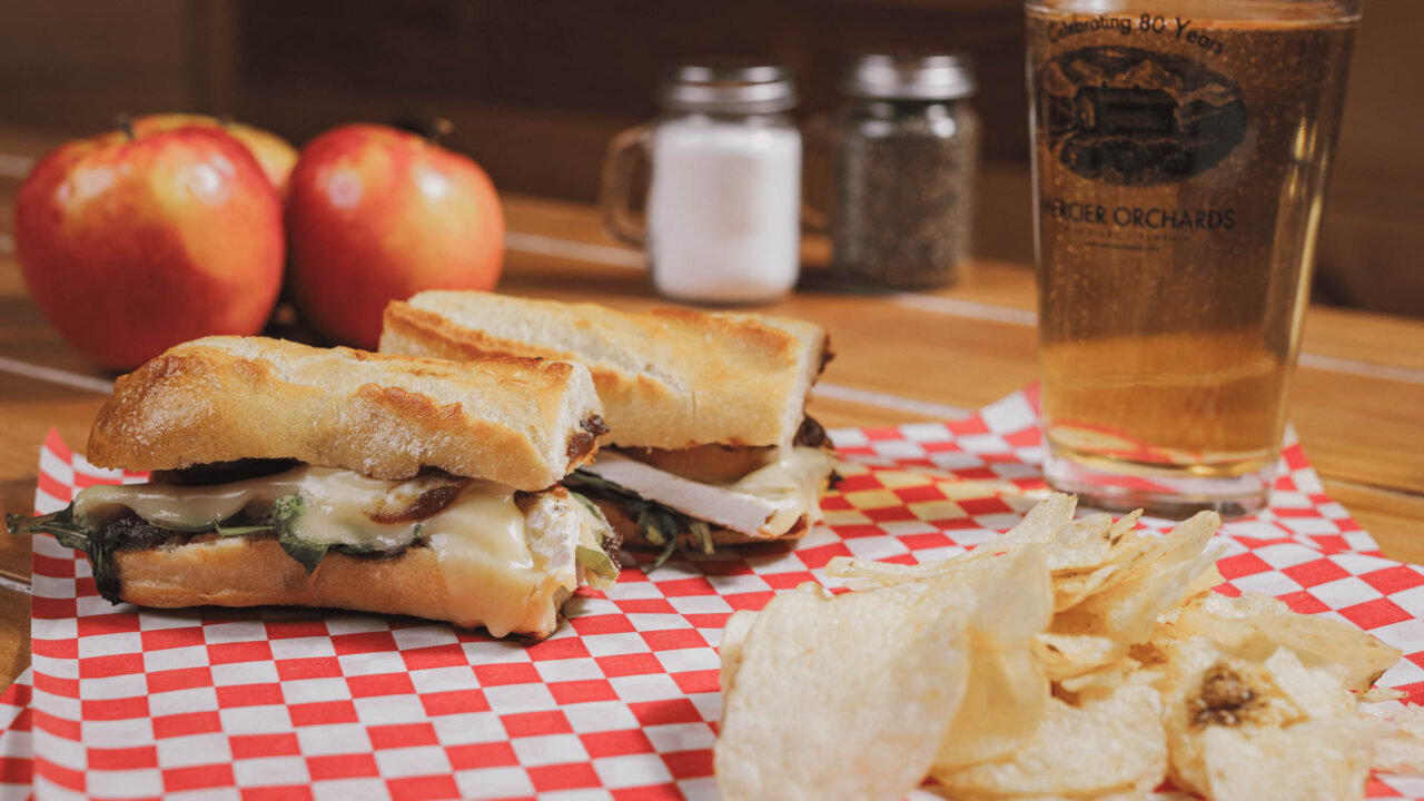 Apple Brie Panini - Mercier Orchards